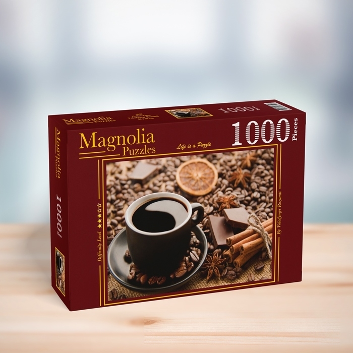 Coffee Time - Magnolia - 1000 pièces | fou-de-puzzle.com